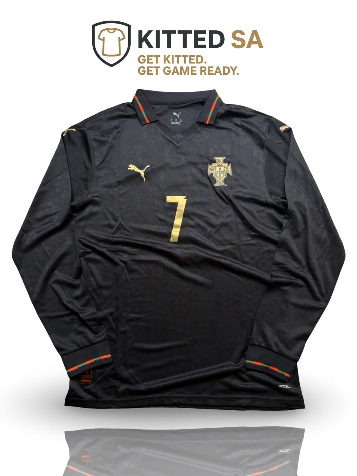 Portugal 2026 Ronaldo Black Limited Edition Long Sleeve Player Edition ...